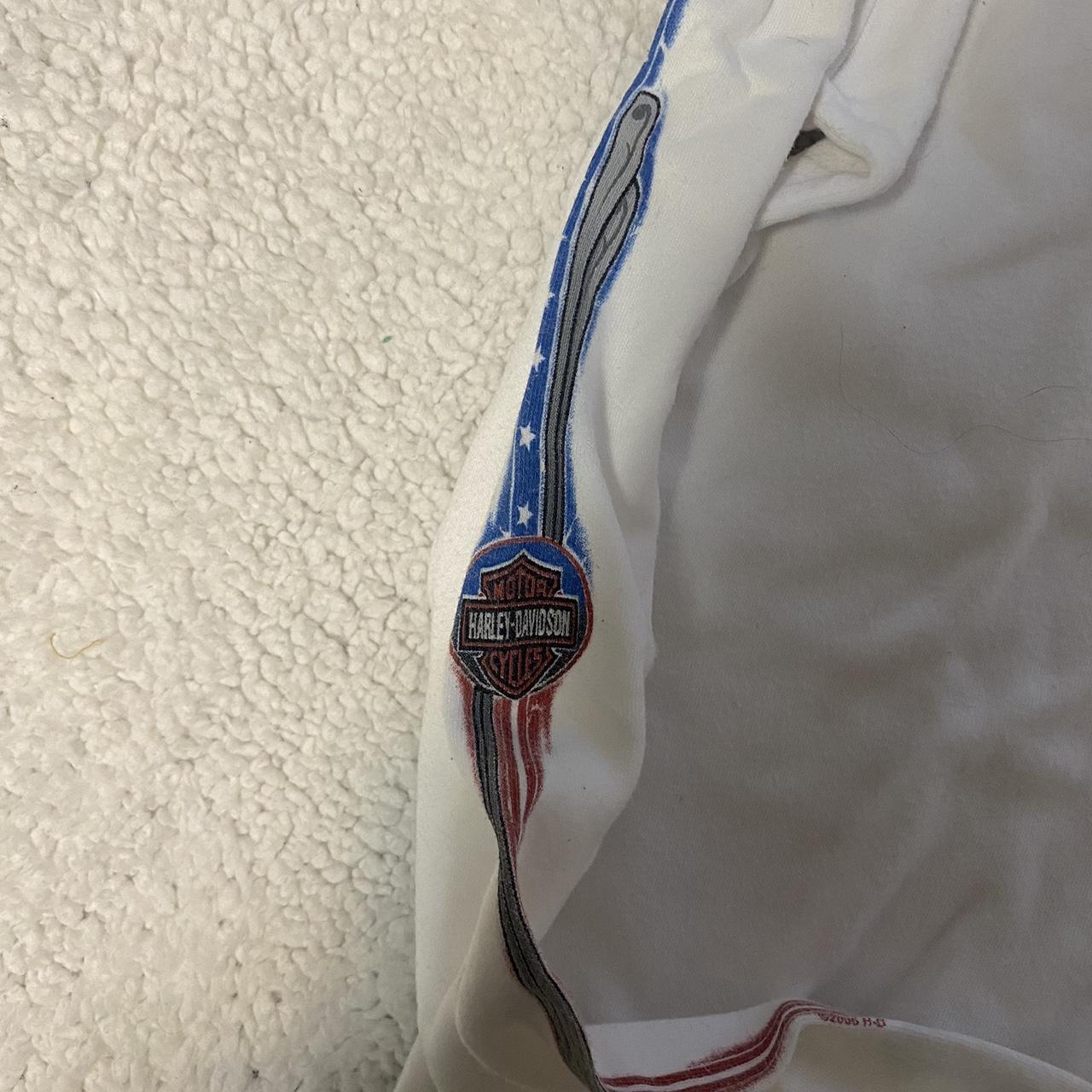 harley davidson long sleeve super cute size small - Depop