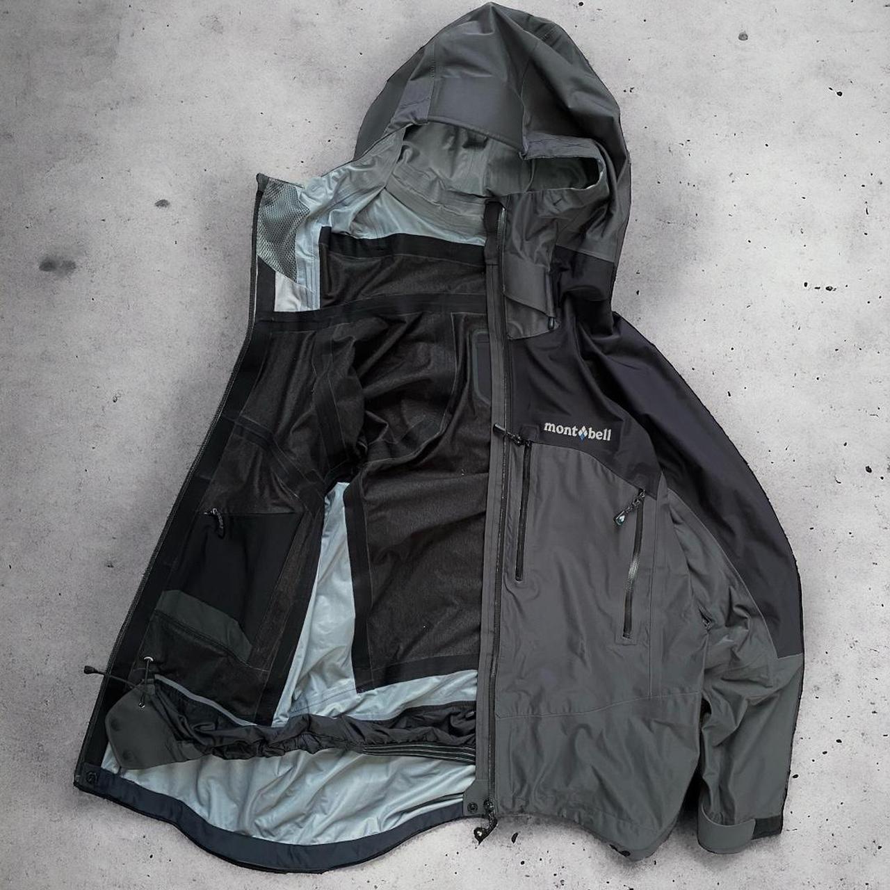 Two tone Montbell technical rain jacket Excellent... - Depop