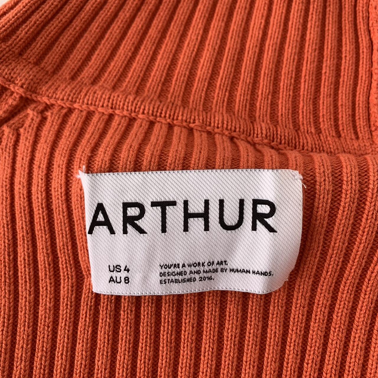 Arthur Apparel orange turtle neck - Depop
