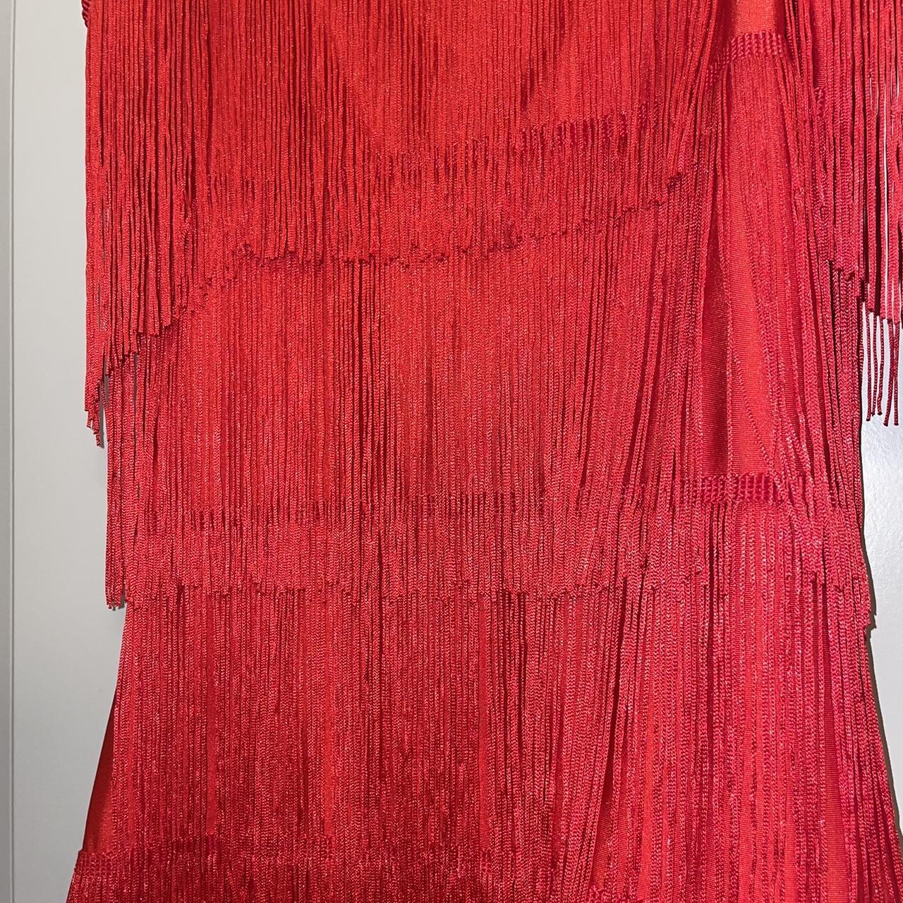 Red 20s flapper dress Worn once Comes with sparkly... - Depop