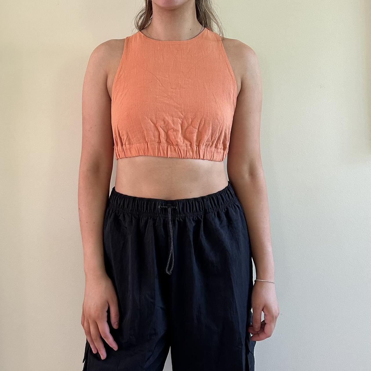 supre cross back top - size 12, but would say fits... - Depop