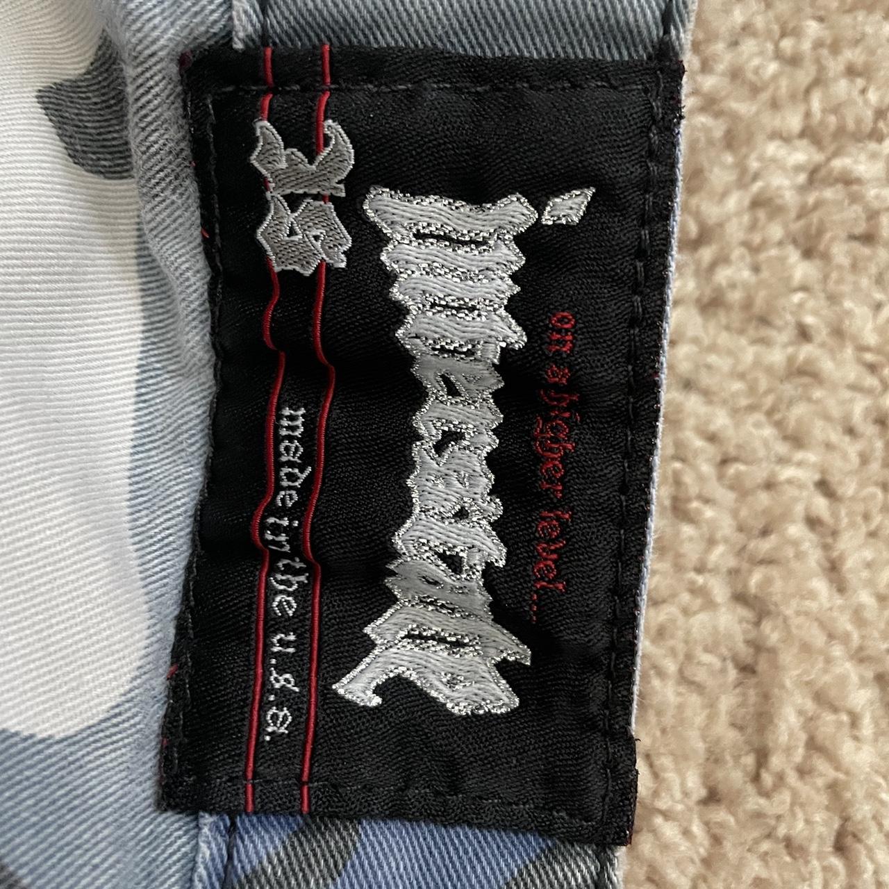 Super baggy Rare Interstate Blue camo jorts. JNCO... - Depop