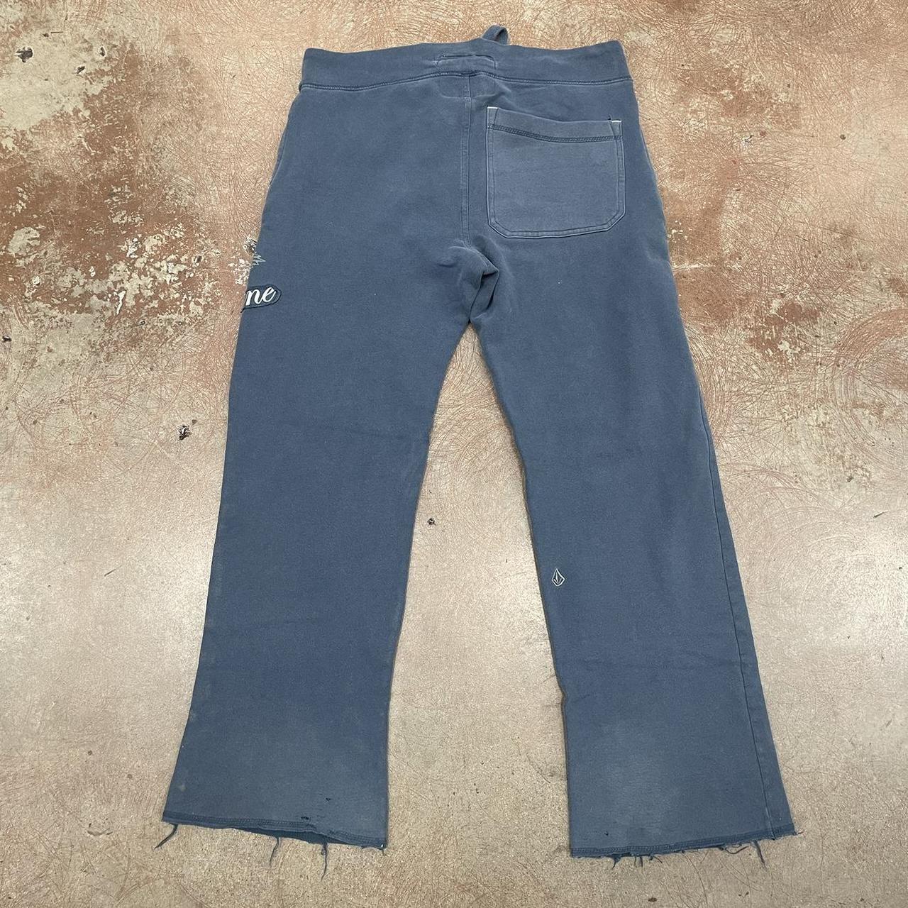 Volcom Men's Blue and White Joggers-tracksuits | Depop