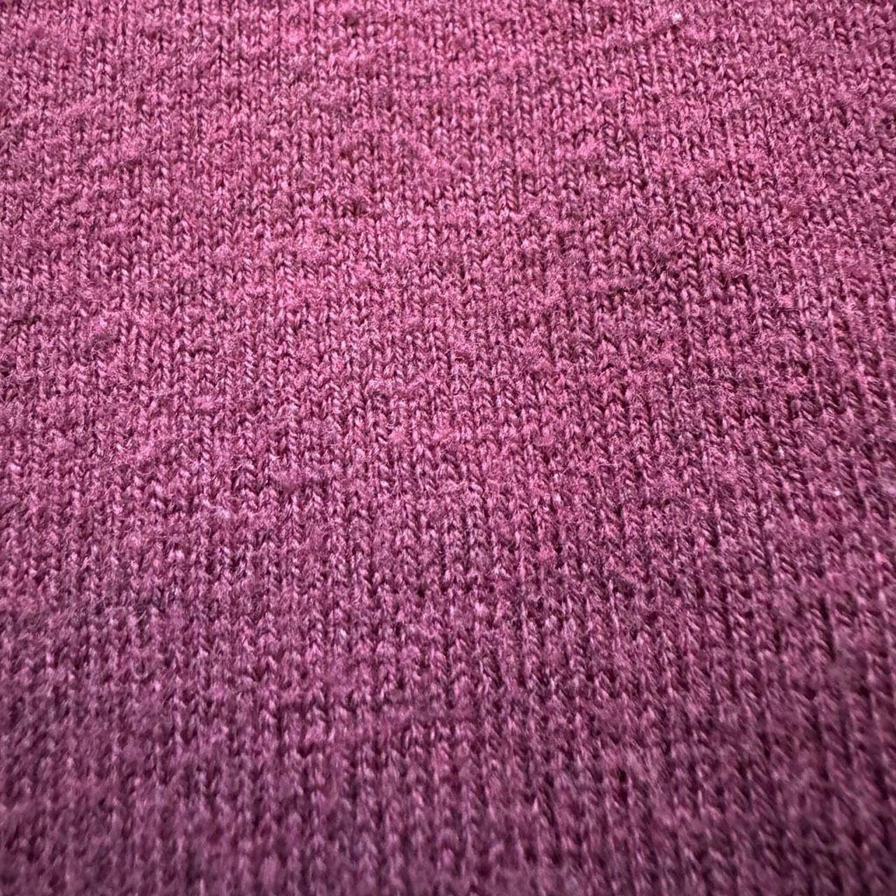 Hollister Burgundy V-Neck Lightweight Swearer Size... - Depop