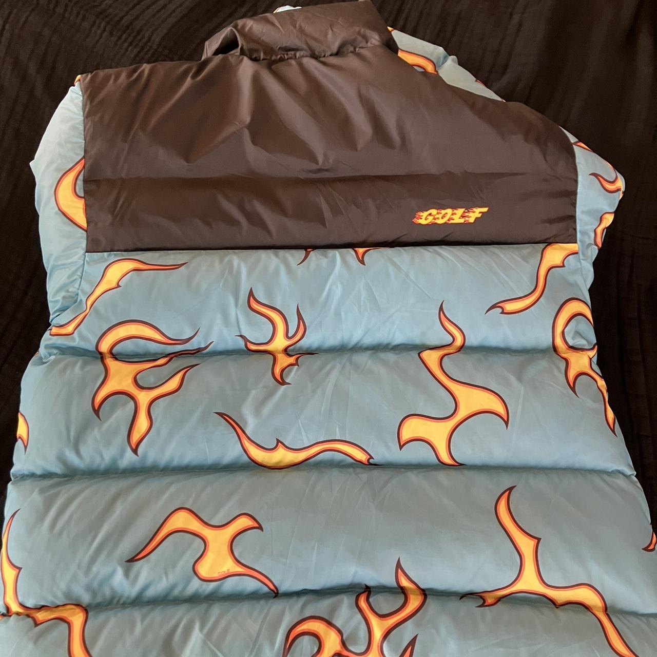 Golf puffer jacket big nostalgia moment super cute... - Depop