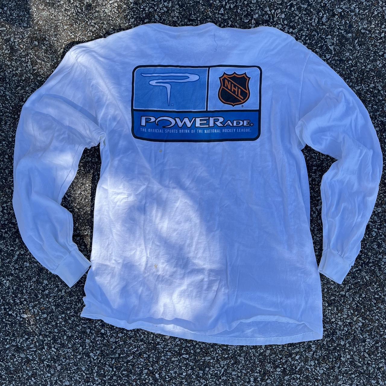 Vintage 90s Powerade promo tee -size L -no... - Depop
