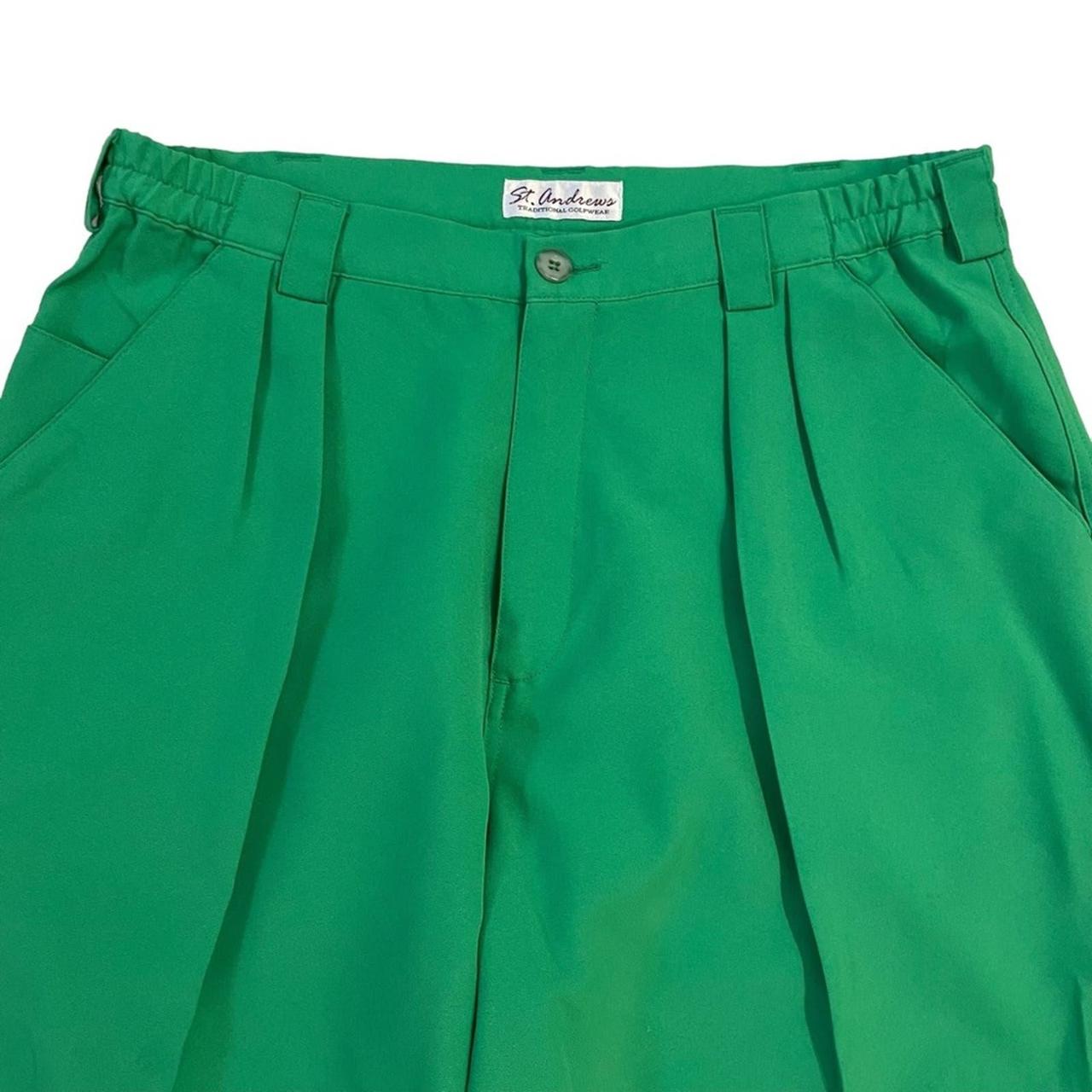 St Andrews Golf Pants Knickers Mens Size 34 Green... - Depop