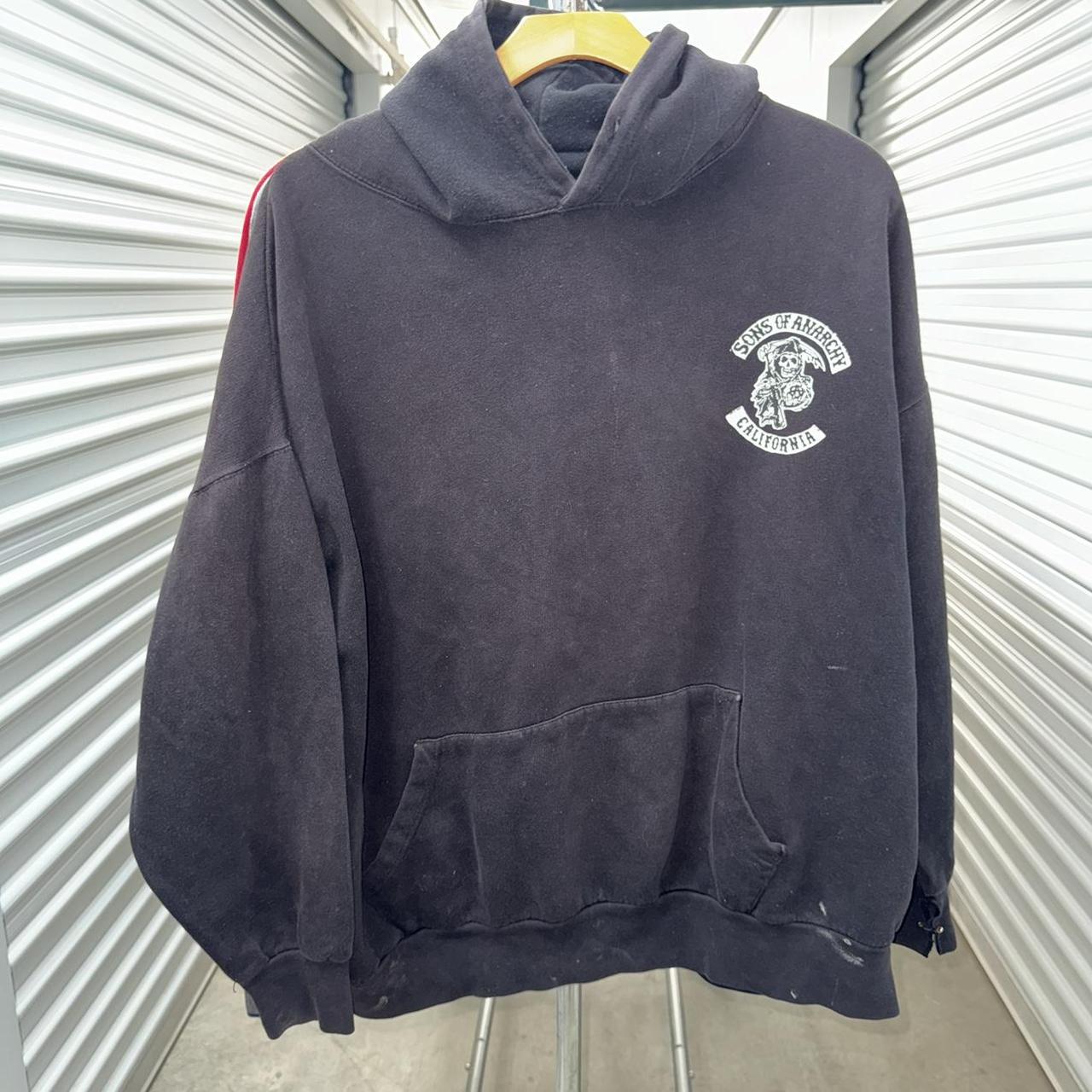 Vintage Black Sons of Anarchy California Grim Reaper... | Depop