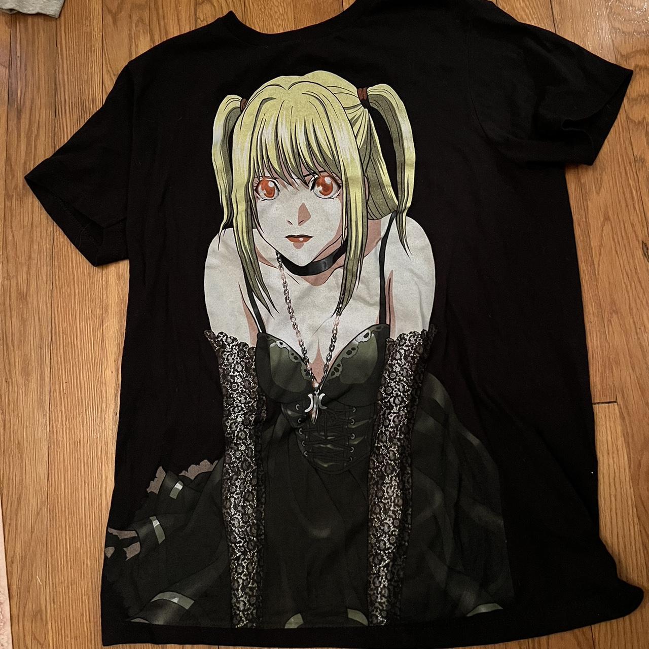 hot topic misa death note shirt, size m. she’s... - Depop