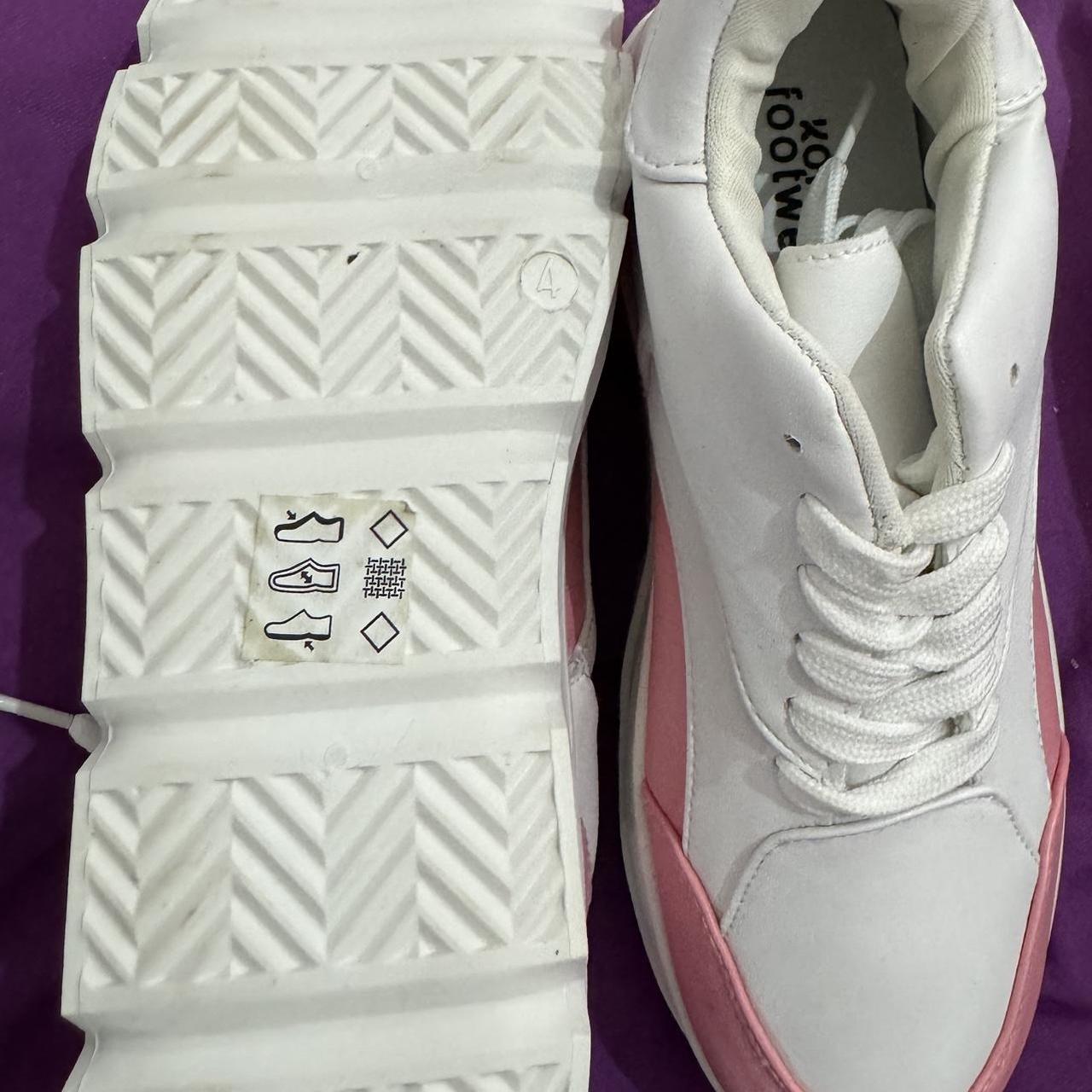 Koi footwear trainers, few marks on the laces that... - Depop