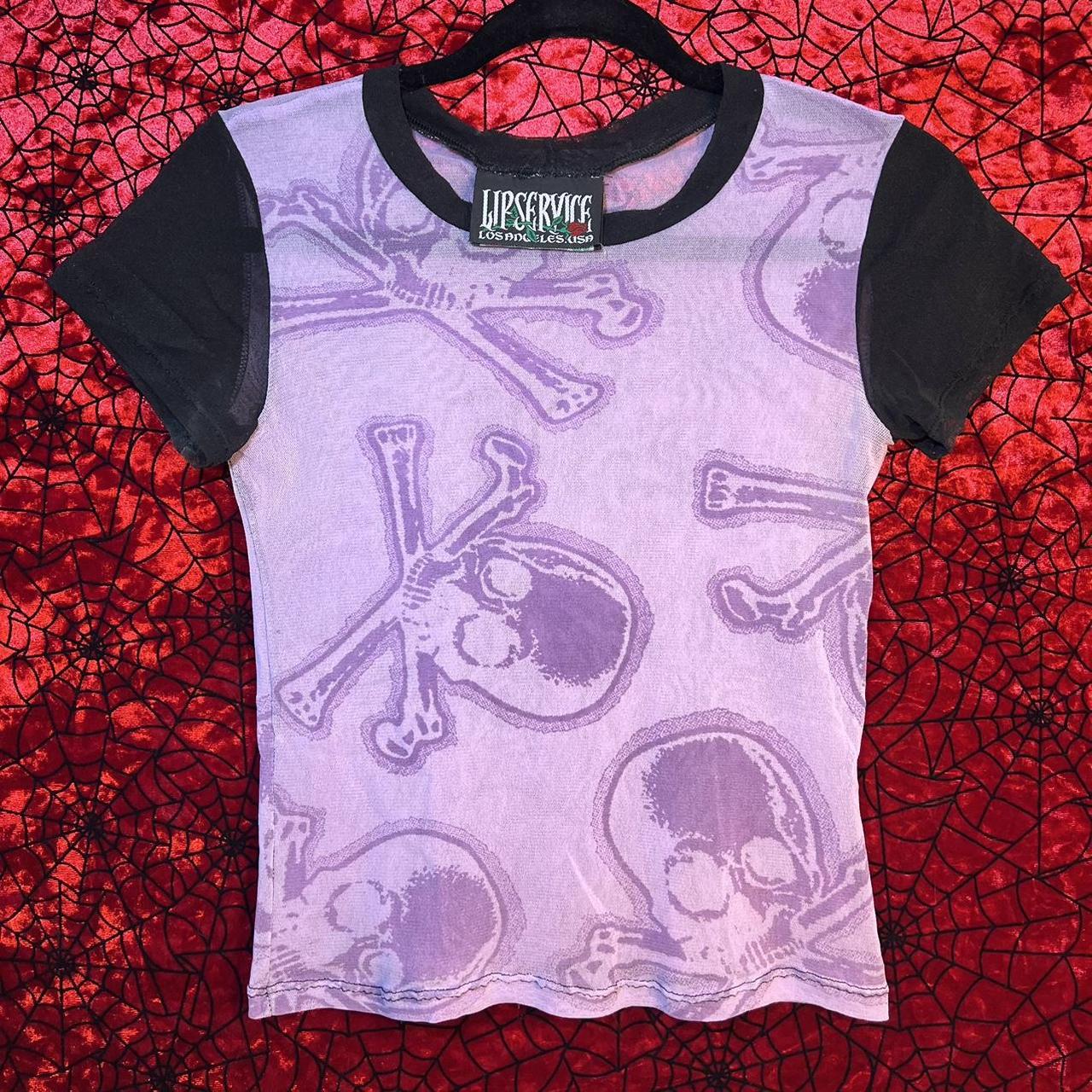 Super rare Vintage Lip Service purple and black... - Depop