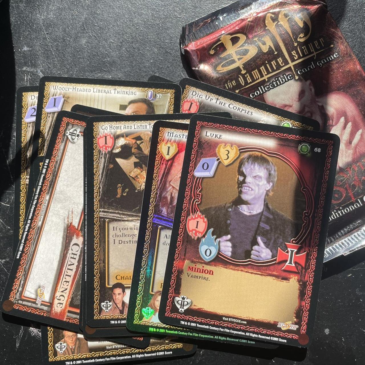 Thrifted Buffy the vampire slayer game cards - Depop