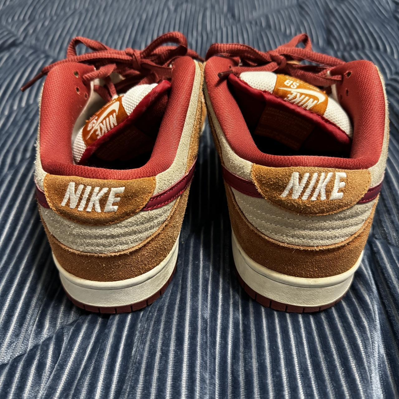 Nike SB dunk low dark russet cedar size 8 mens I... - Depop