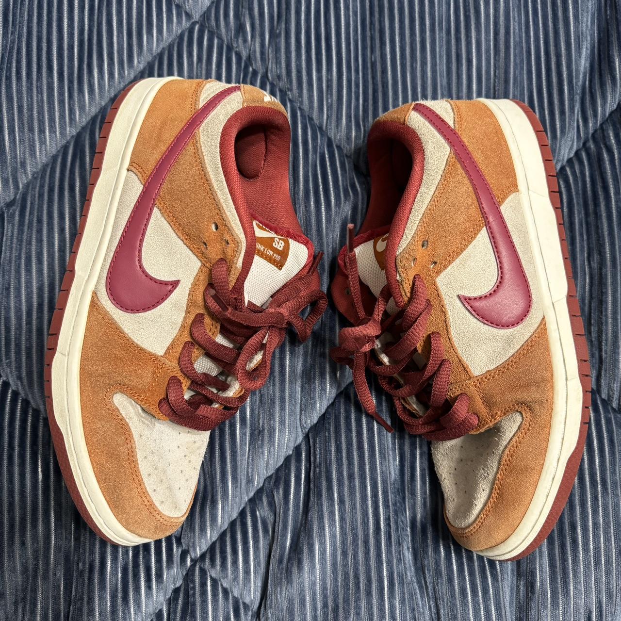 Nike SB dunk low dark russet cedar size 8 mens I... - Depop