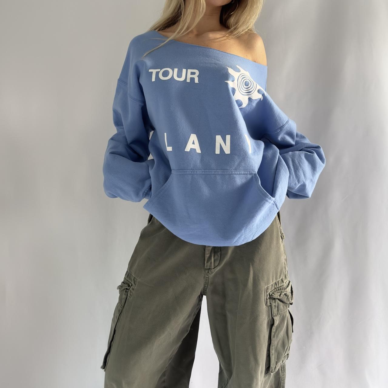 LANY band tour off the shoulder oversized... - Depop