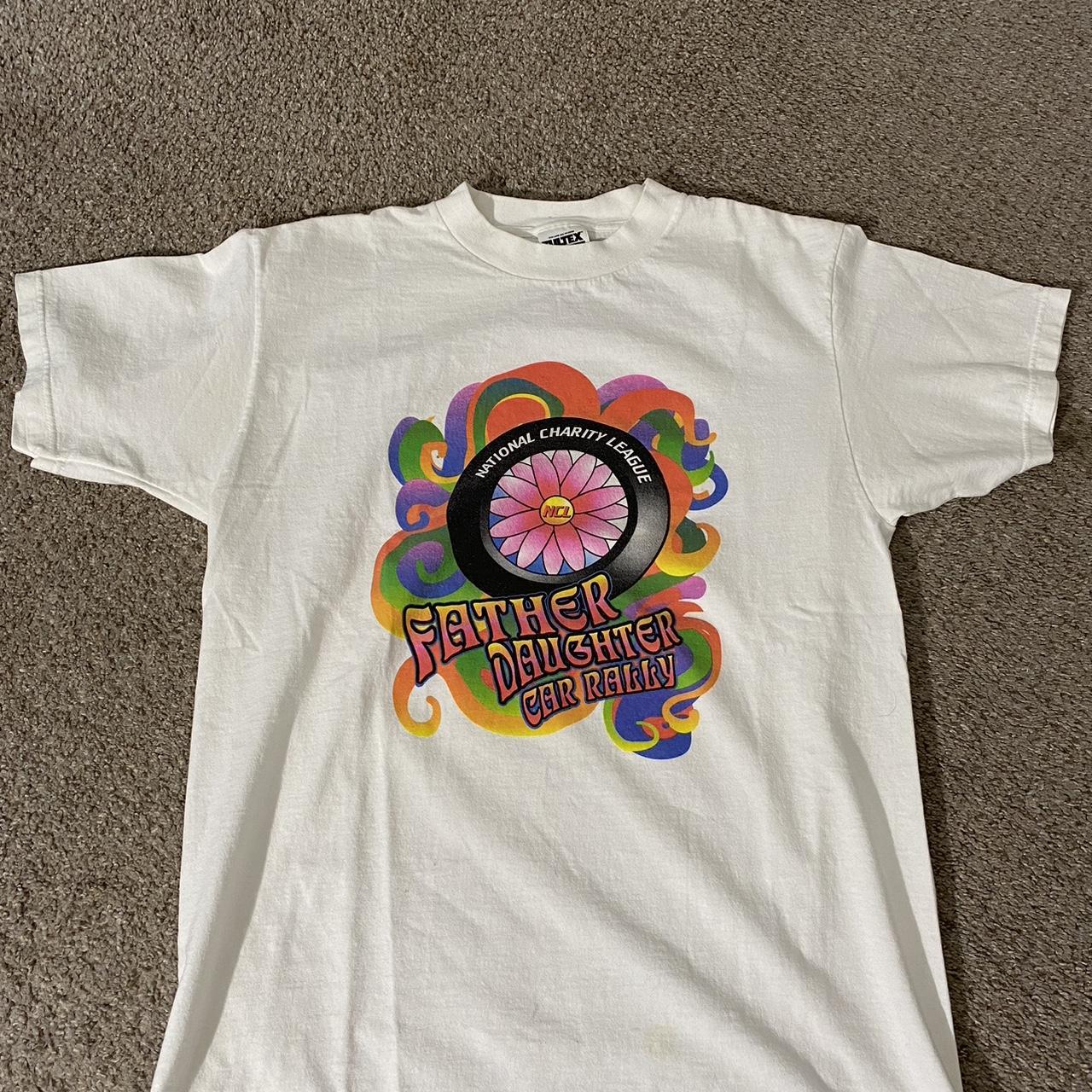 Vintage car rally shirt. Tultex tag. Tagged size L... - Depop