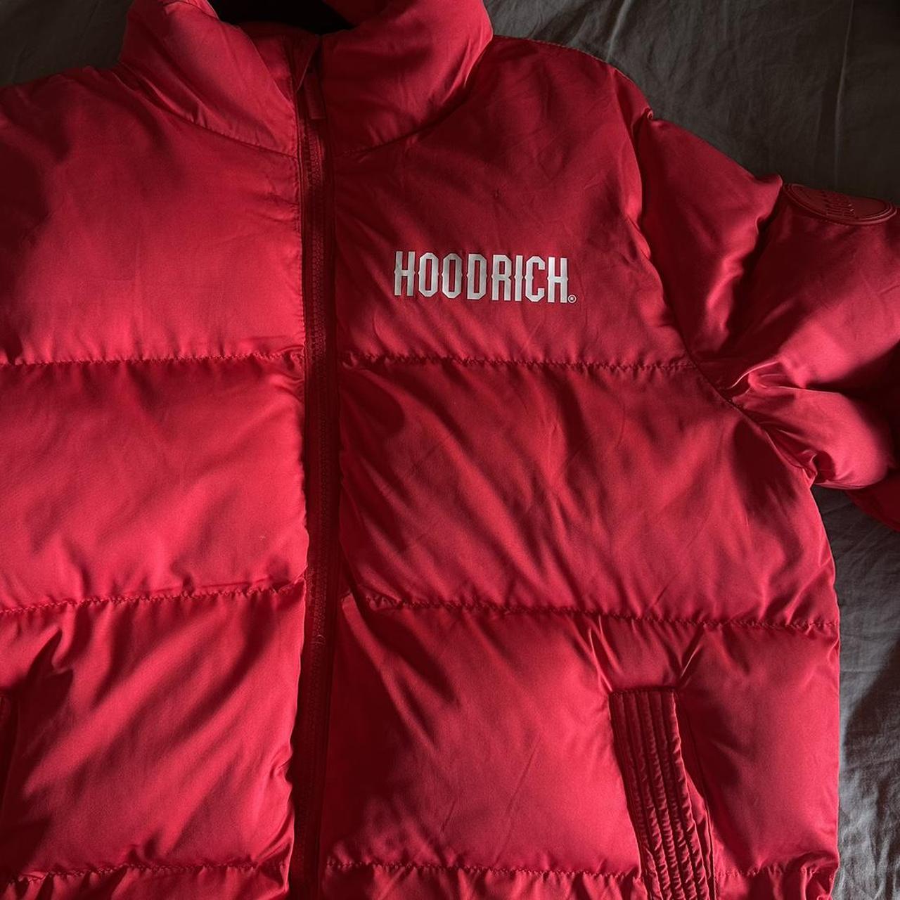 HOODRICH red puffer jacket size medium price... - Depop