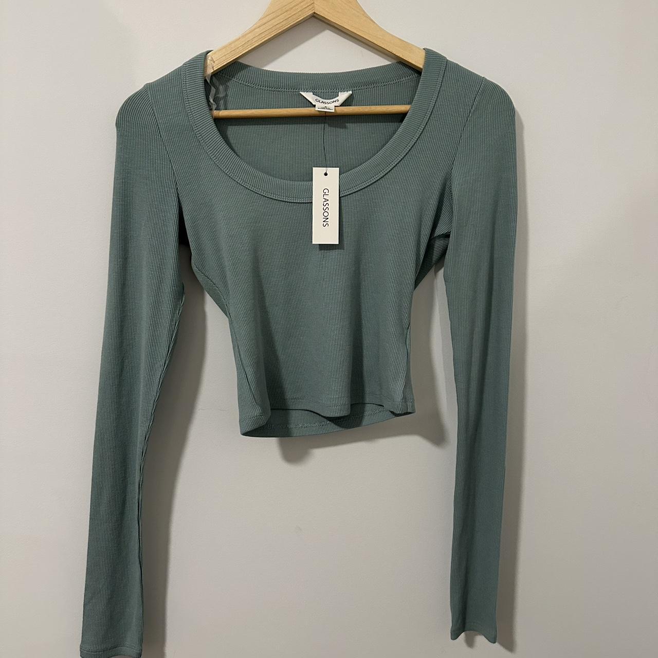 INSTANT BUY WELCOME Glassons long sleeve scoop neck... - Depop