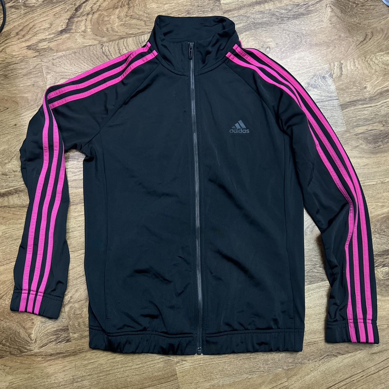 Adidas Girls Long Sleeve Full Zip Track Jacket,... - Depop
