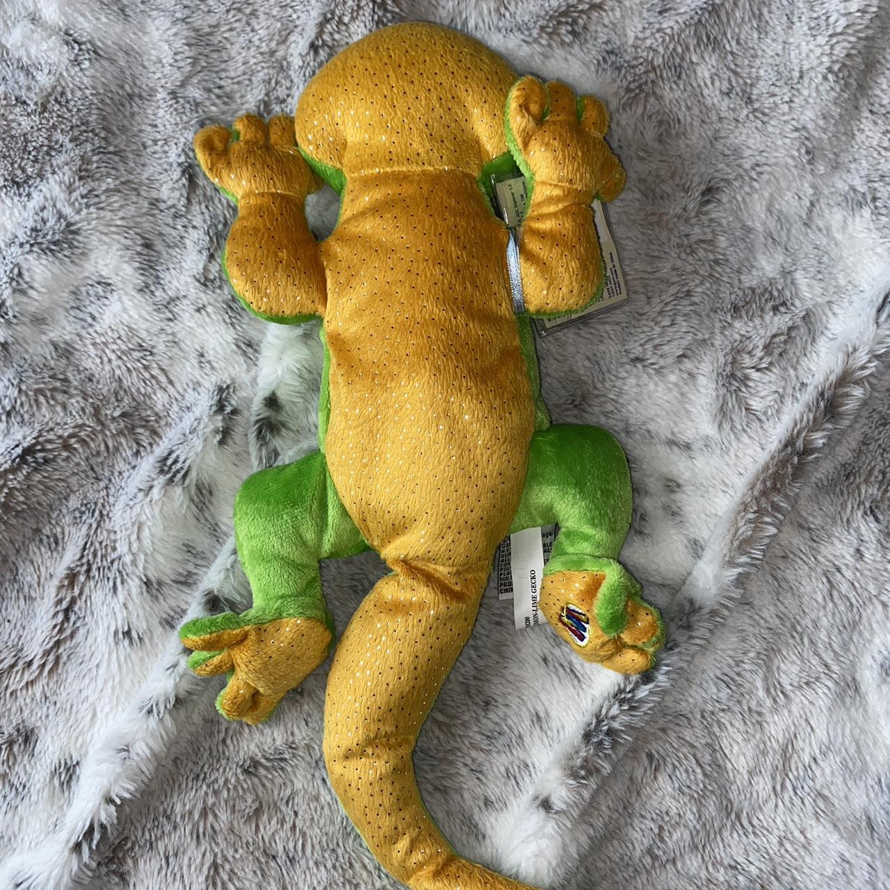 Webkinz green and yellow lizard with original tag +... - Depop