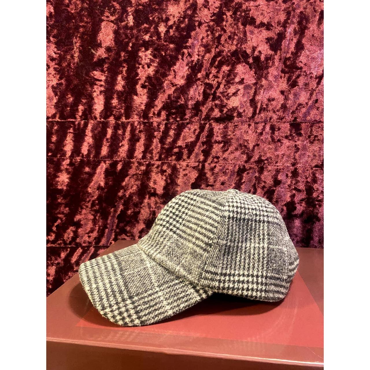 Rubi Black and Grey Plaid Dad Hat Ball Cap - Eco... - Depop
