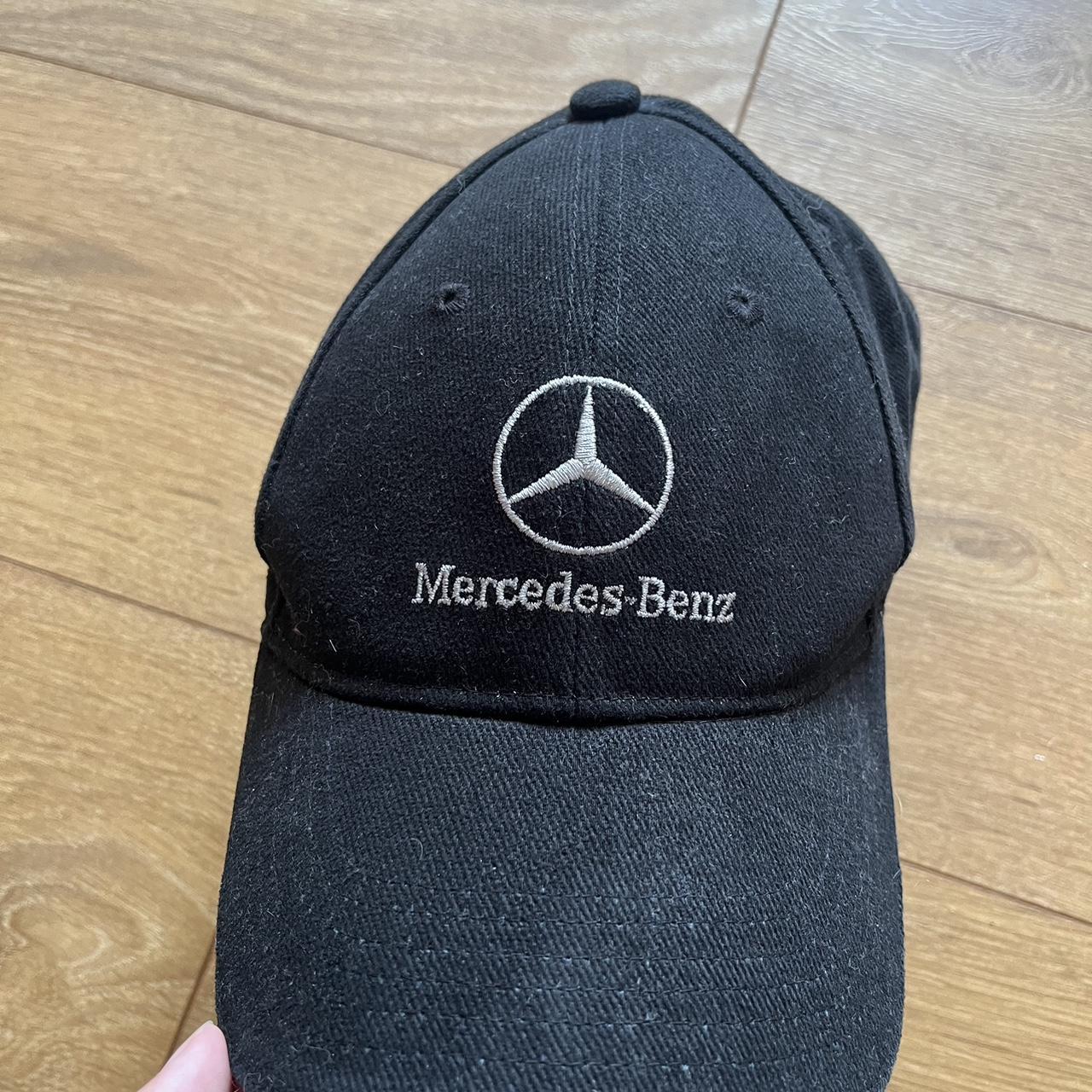 Black Mercedes Benz hat - Depop