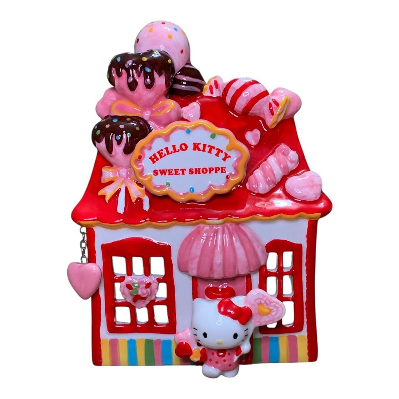 Blue sky hello kitty sweet shoppe ceramic tea light... | Depop