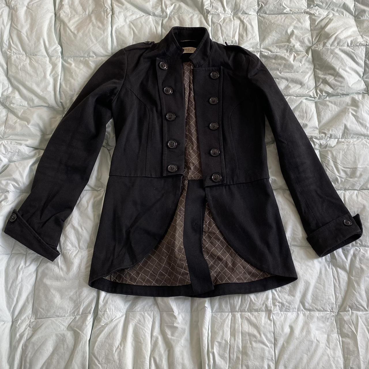 cute button-up toast jacket ! size is assumed as it... - Depop
