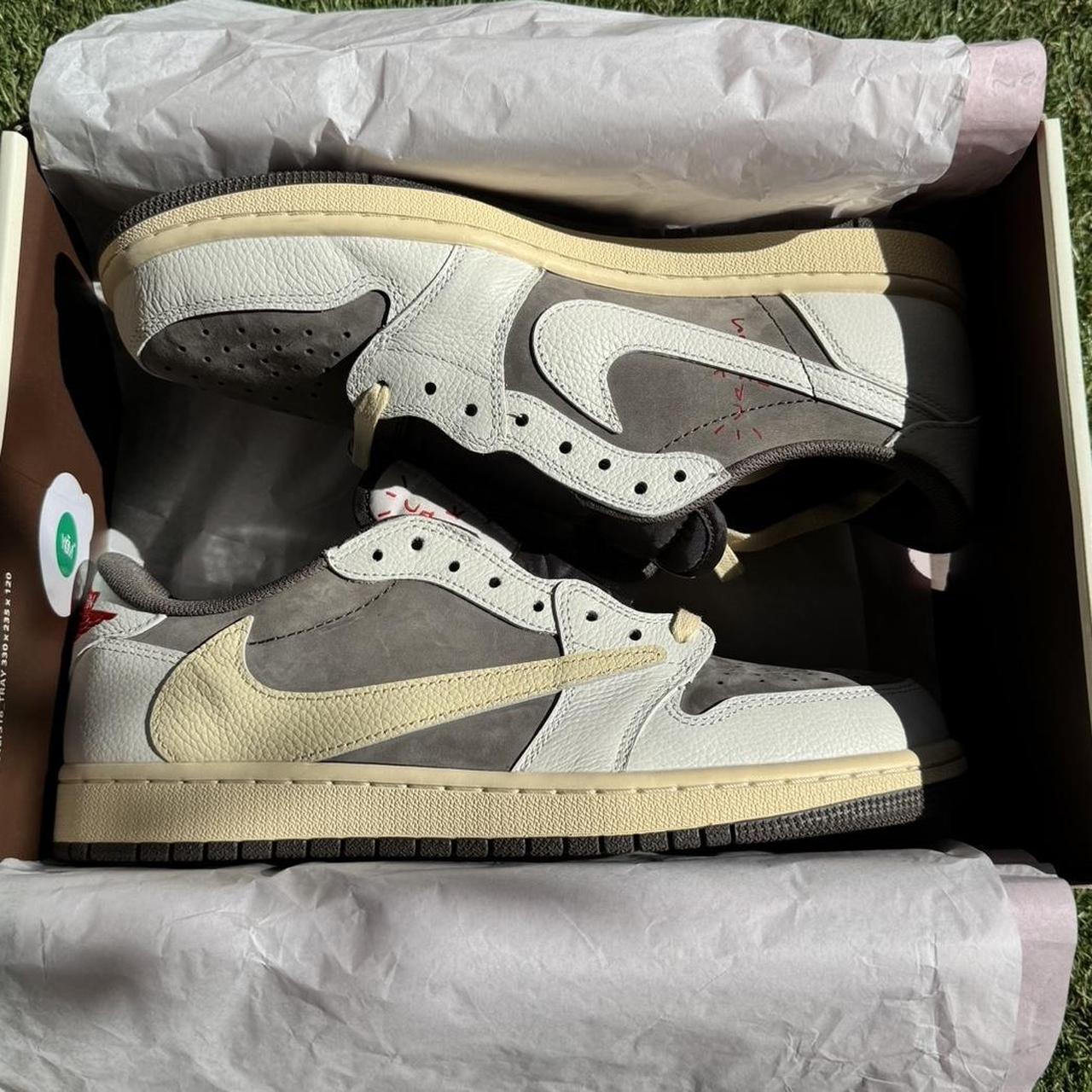 Travis Scott Reverse Mocha 1s Jordan 1 Low TS size... | Depop