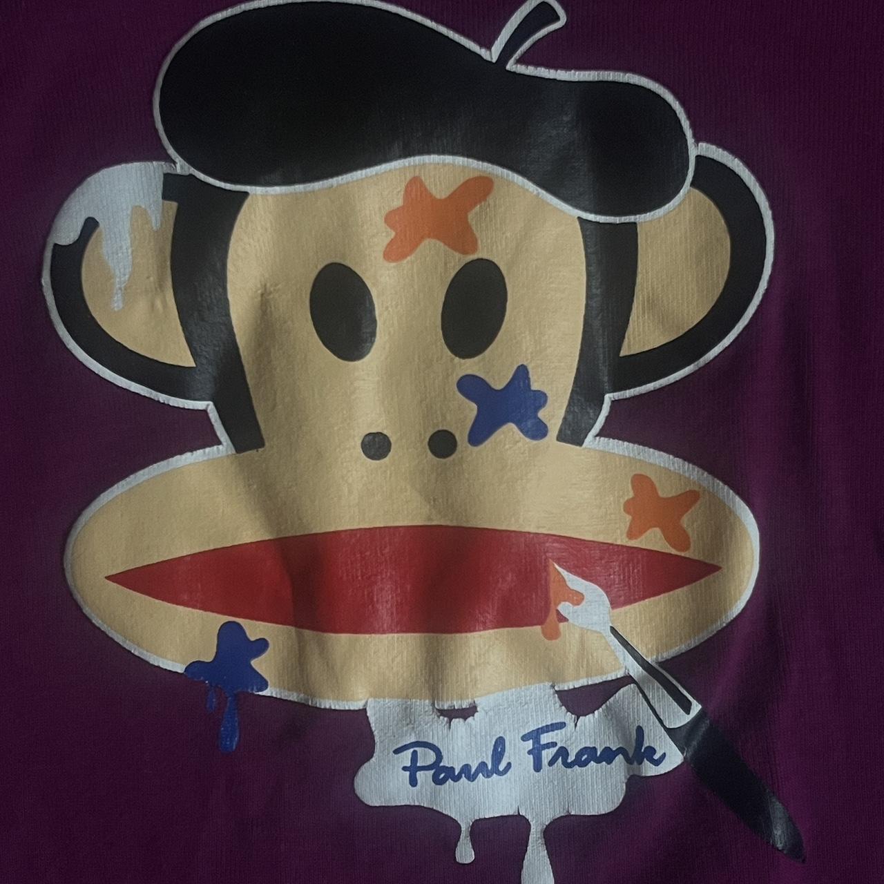 2000s aesthetic purple paul frank t-shirt ... - Depop