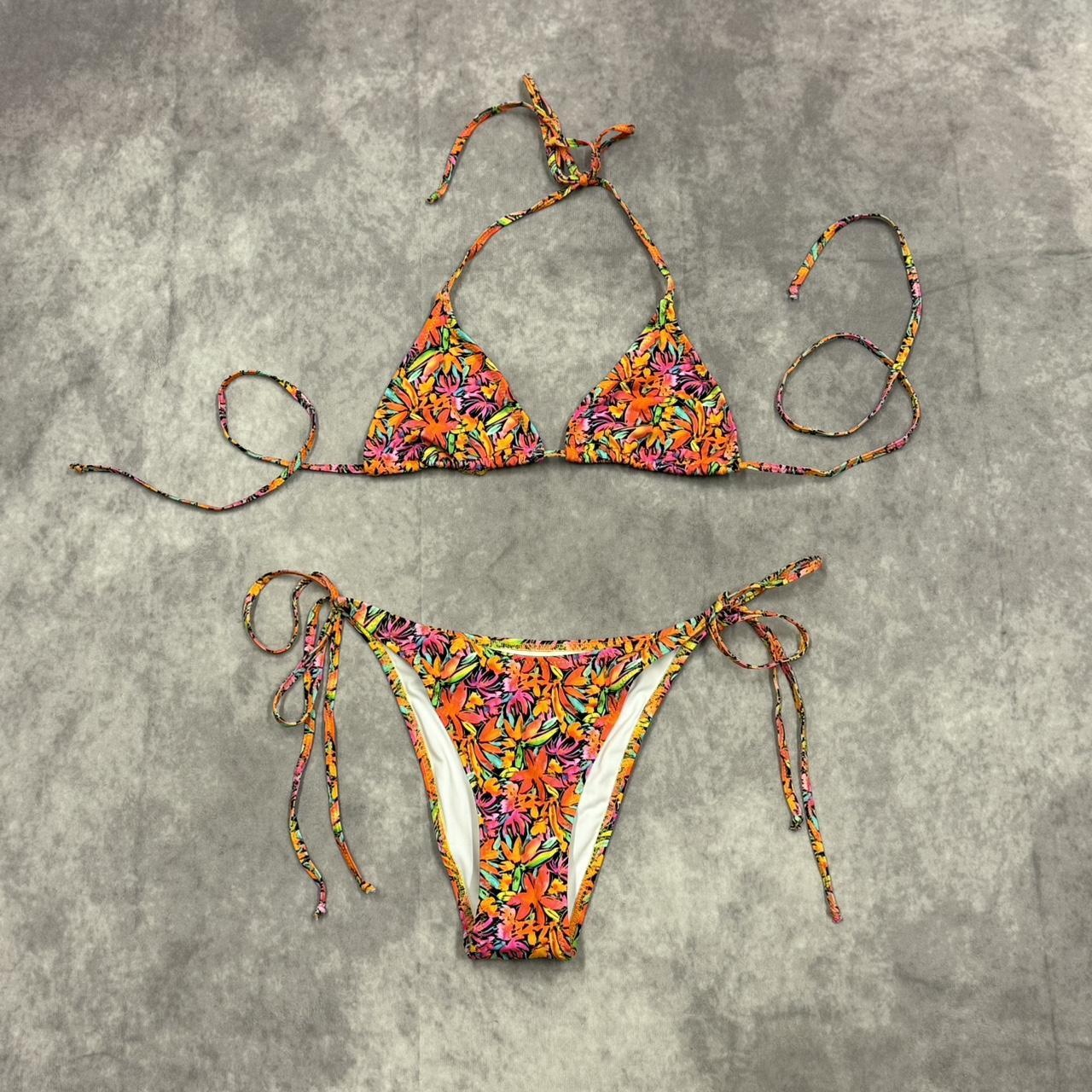 Small Bright Swimwear Bathing Suit - Depop