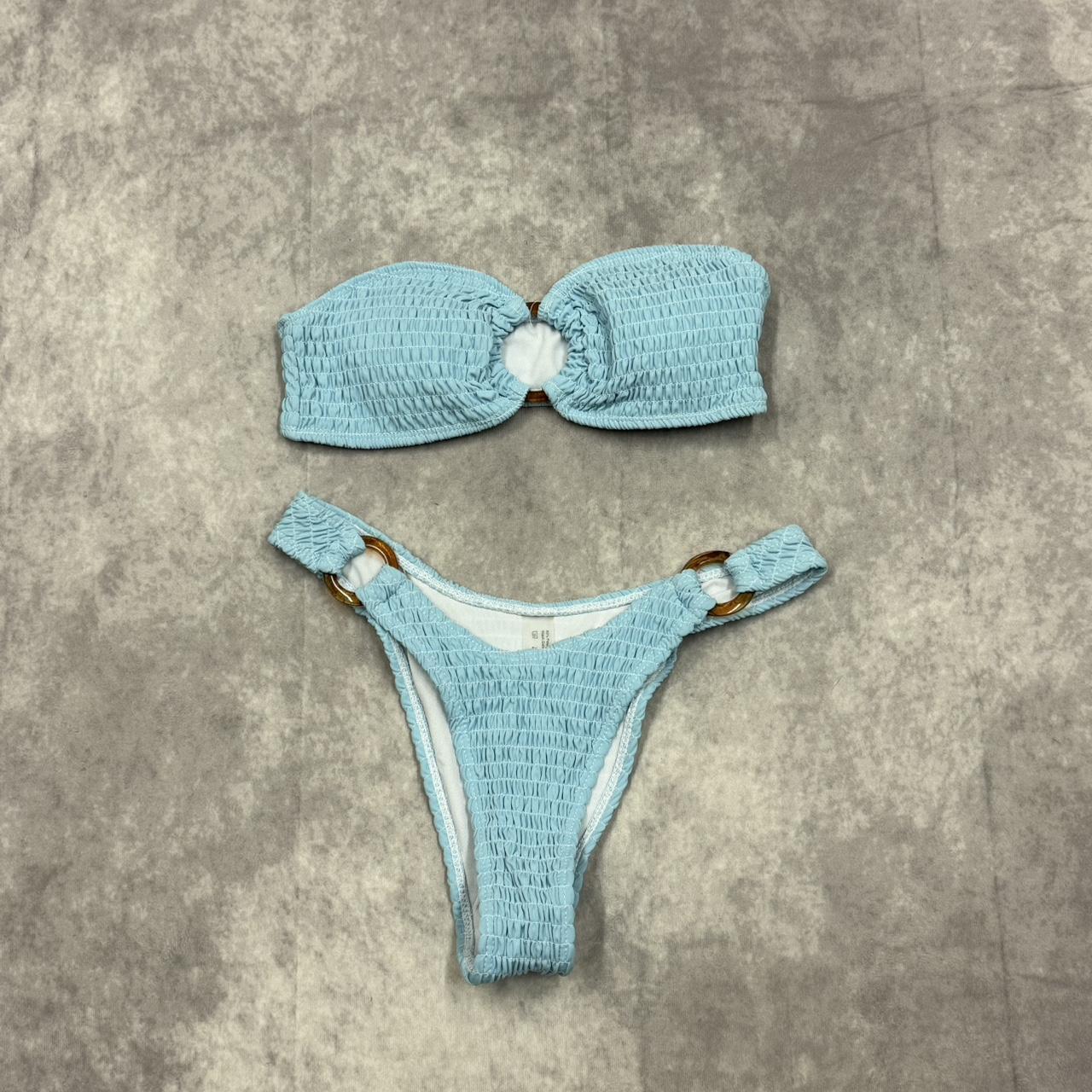 XS Baby Blue Bathing Suit - Depop