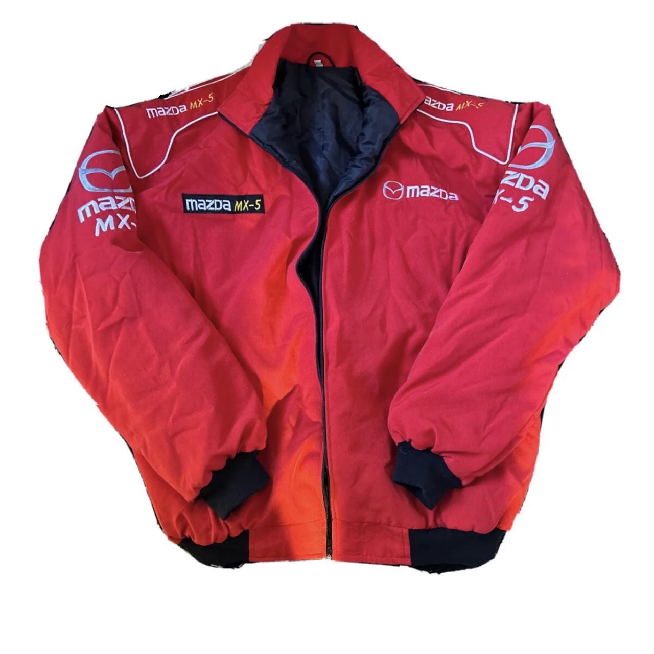 Mazda mx-5 racing puffer jacket Fits like a... - Depop
