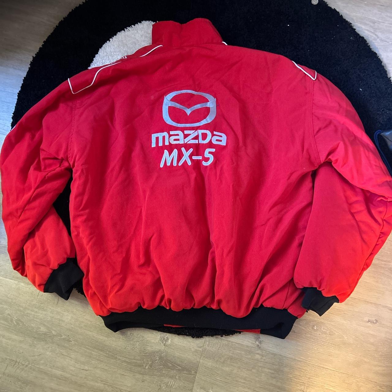 Mazda mx-5 racing puffer jacket Fits like a... - Depop