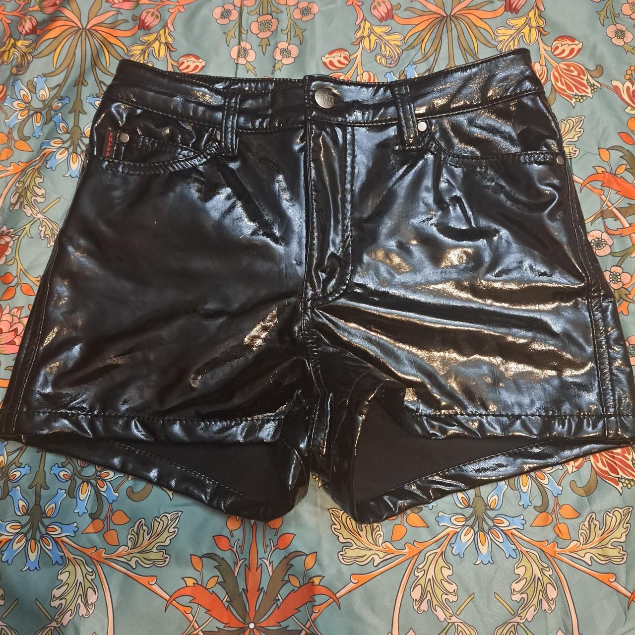 Tripp NYC Vinyl Shorts Size 26/ 3. Very cute and... | Depop