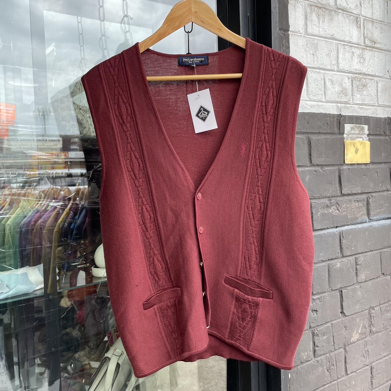 YSL vest for man’s XL Pit to pit 60 cm Length 62... - Depop