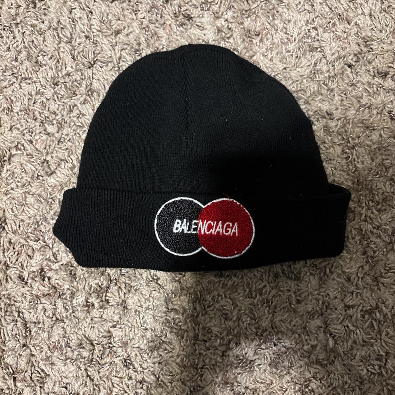Balenci master card Beanie | Depop