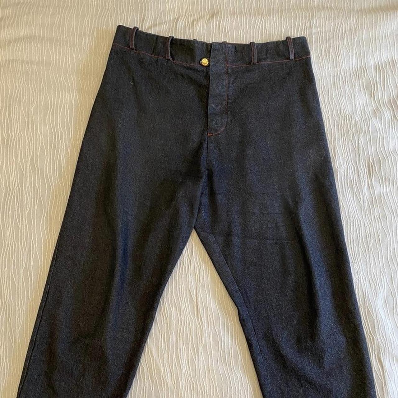 FW21 VIVIENNE WESTWOOD ALIEN JEANS INDIGO DYE - Depop