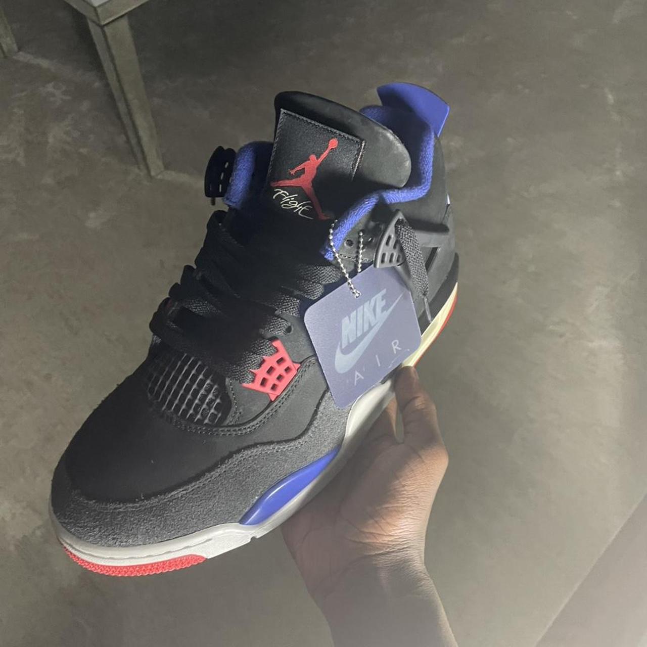 Jordan 4 rare air Size 11 worn once -with... | Depop