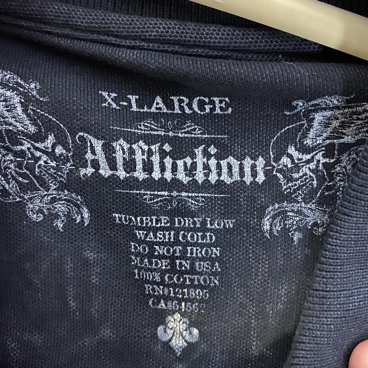 super cool and rare affliction button up... - Depop