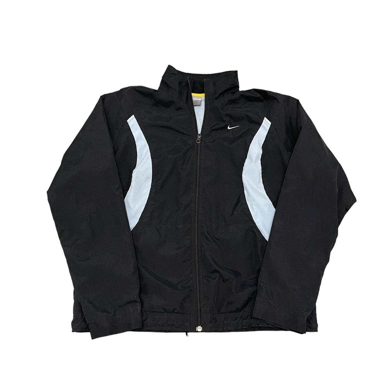 Vintage Y2K Nike Swoosh Windbreaker Jacket Youth XL... - Depop