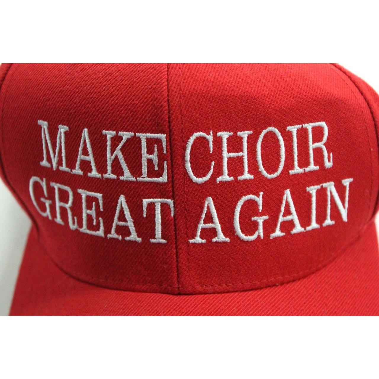 Lids Make Choir Great Again Red Baseball Hat Cap One... - Depop