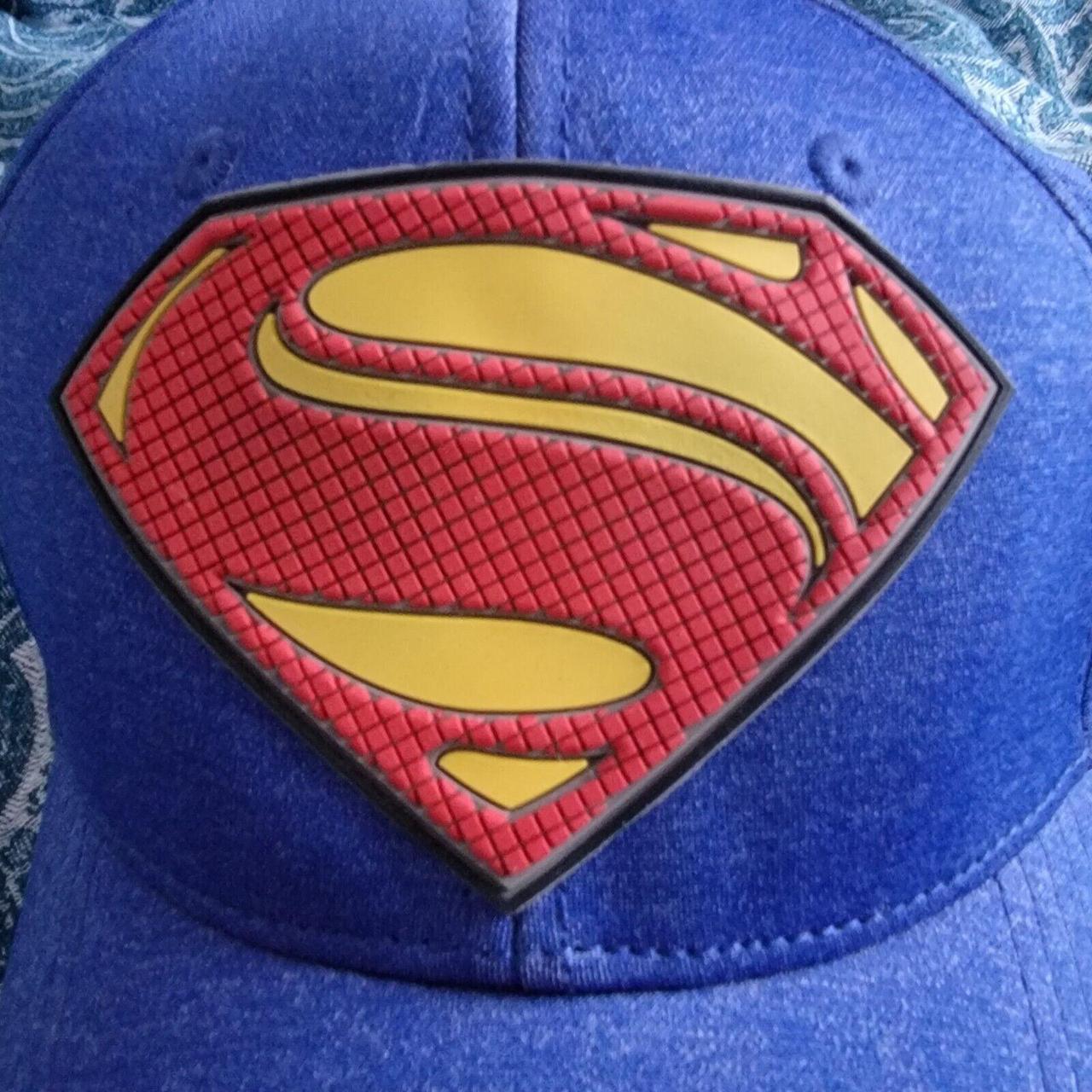 DC Comics Men's Blue Hat | Depop