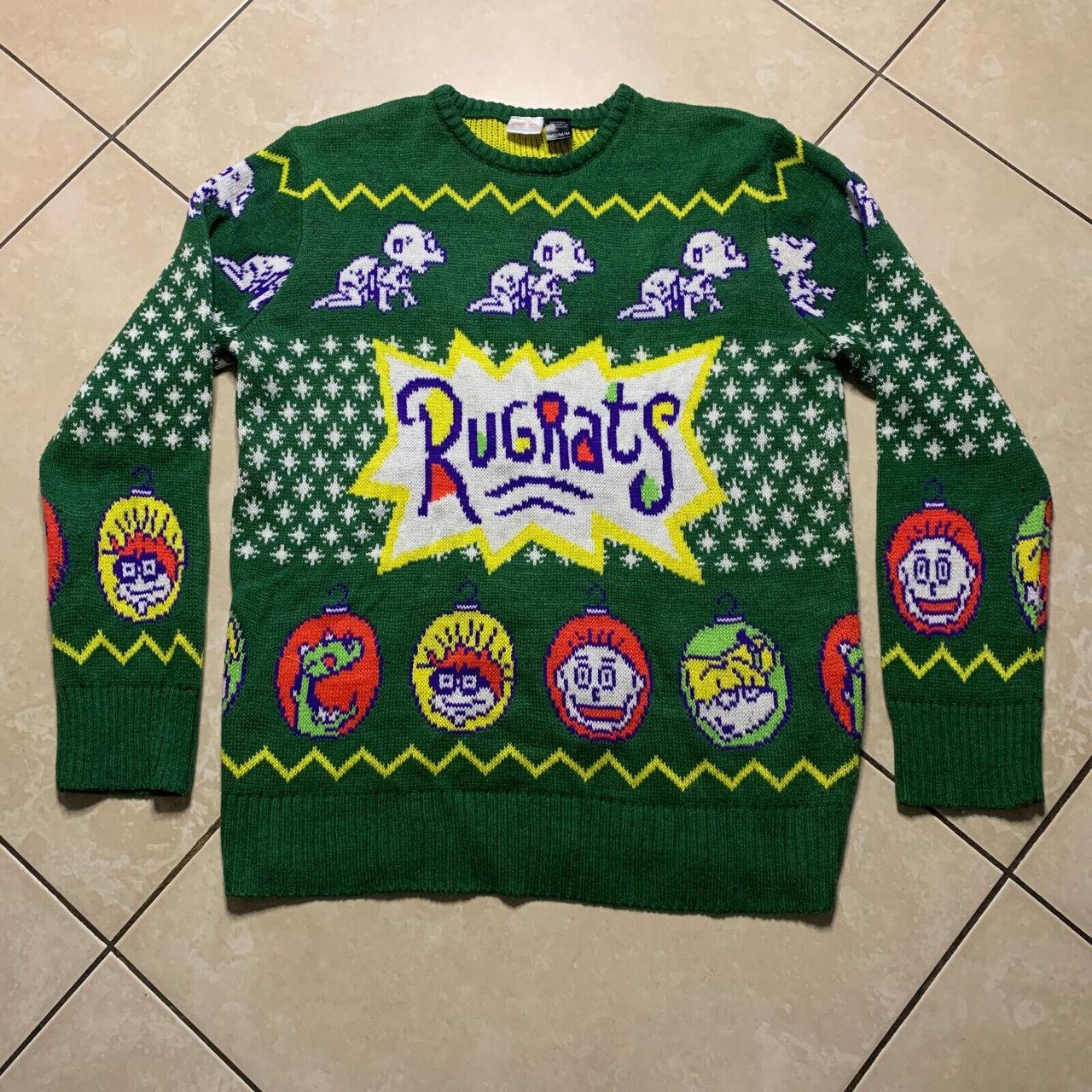 NEW 2017 Nickelodeon RUGRATS Knit Pullover Sweater... - Depop