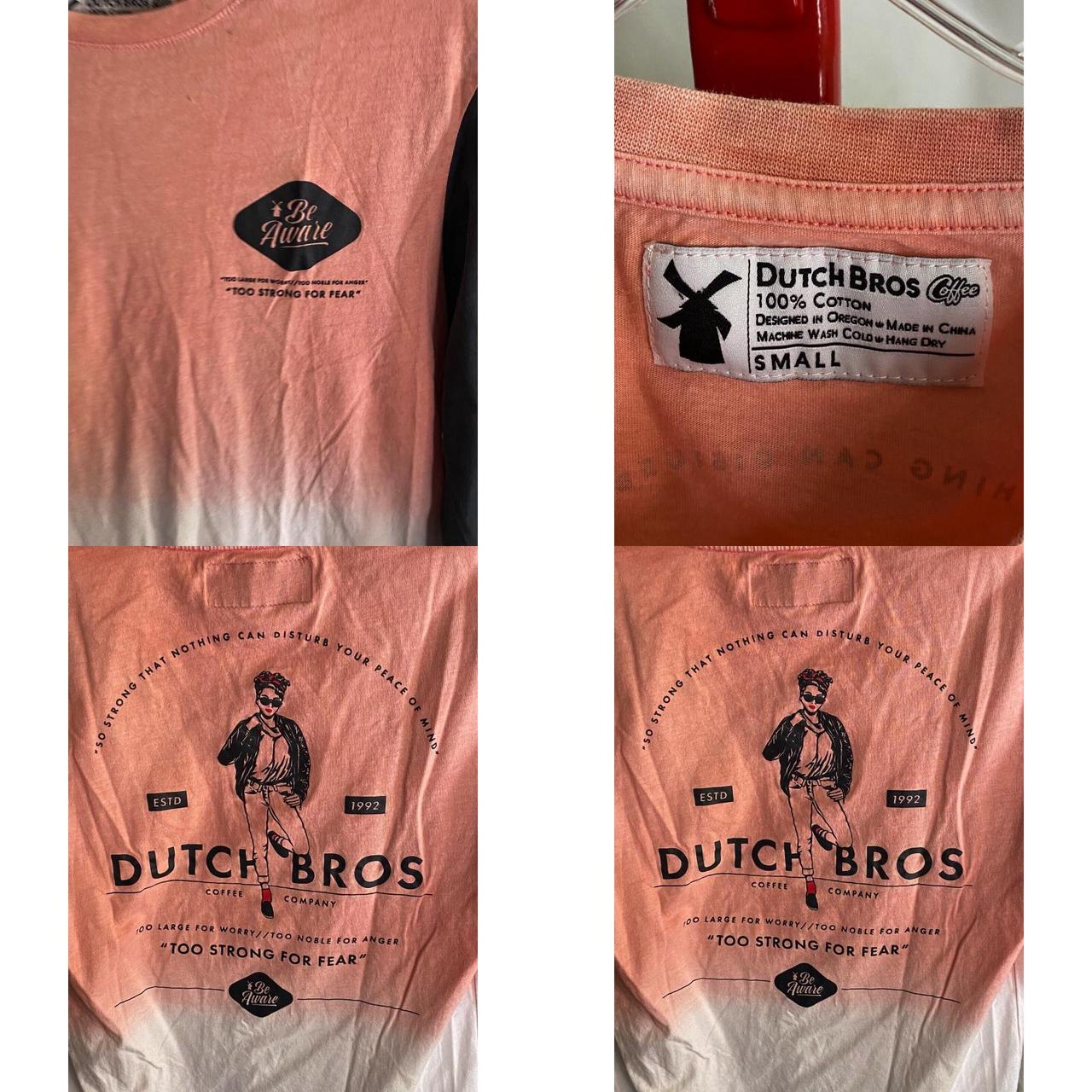 Dutch Bros Coffee Back Panel Character TEE T SHIRT... - Depop