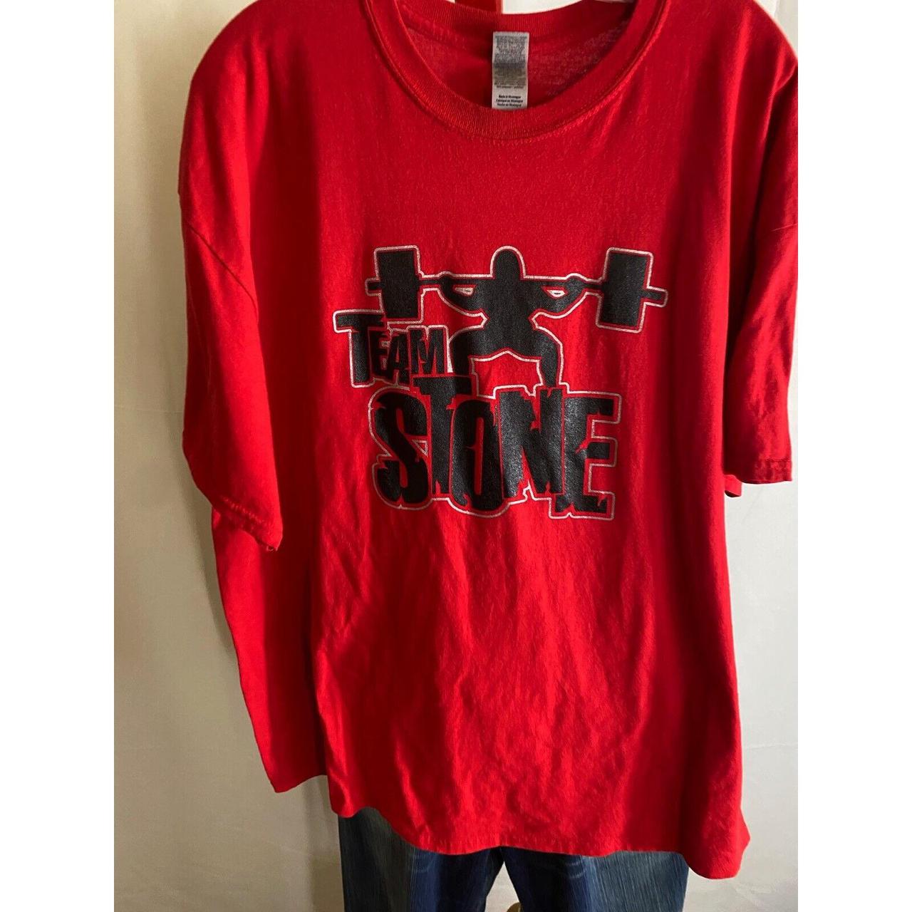 Team Stone Body Building Muscle TEE T SHIRT Back... - Depop