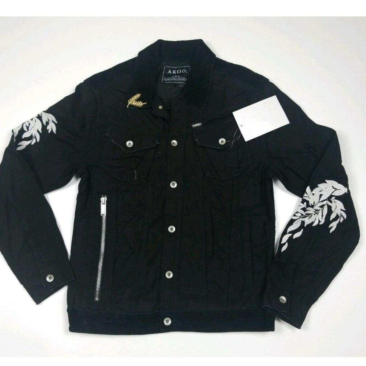 BRAND NEW AKOO MENS DENIM JACKET 781-1405 VERY RARE... - Depop