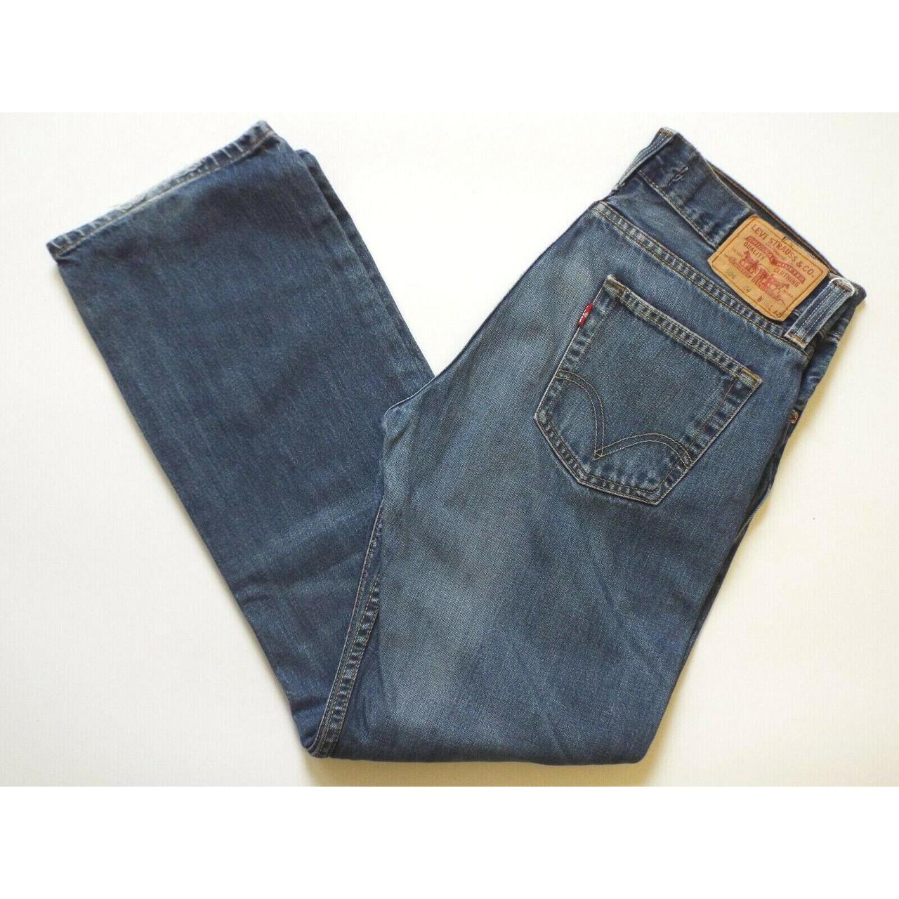 LEVI'S 506 JEANS MEN'S STANDARD STRAIGHT LEG W34 L32... - Depop