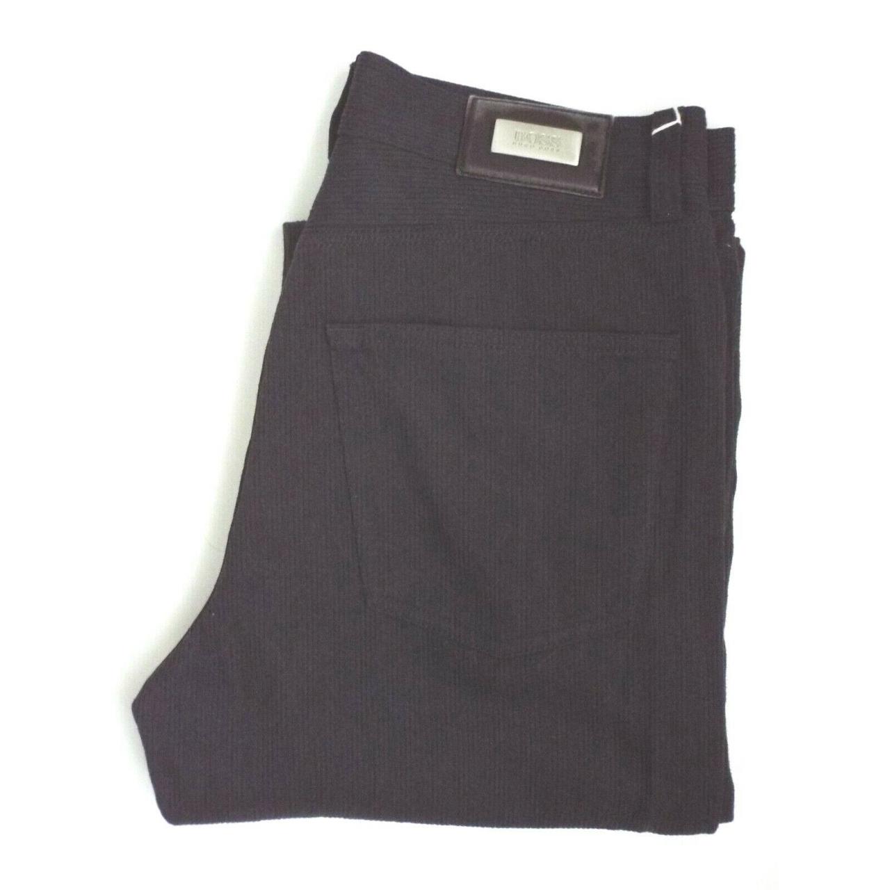 HUGO BOSS ALABAMA RIBBED TROUSERS REGULAR FIT W32... - Depop