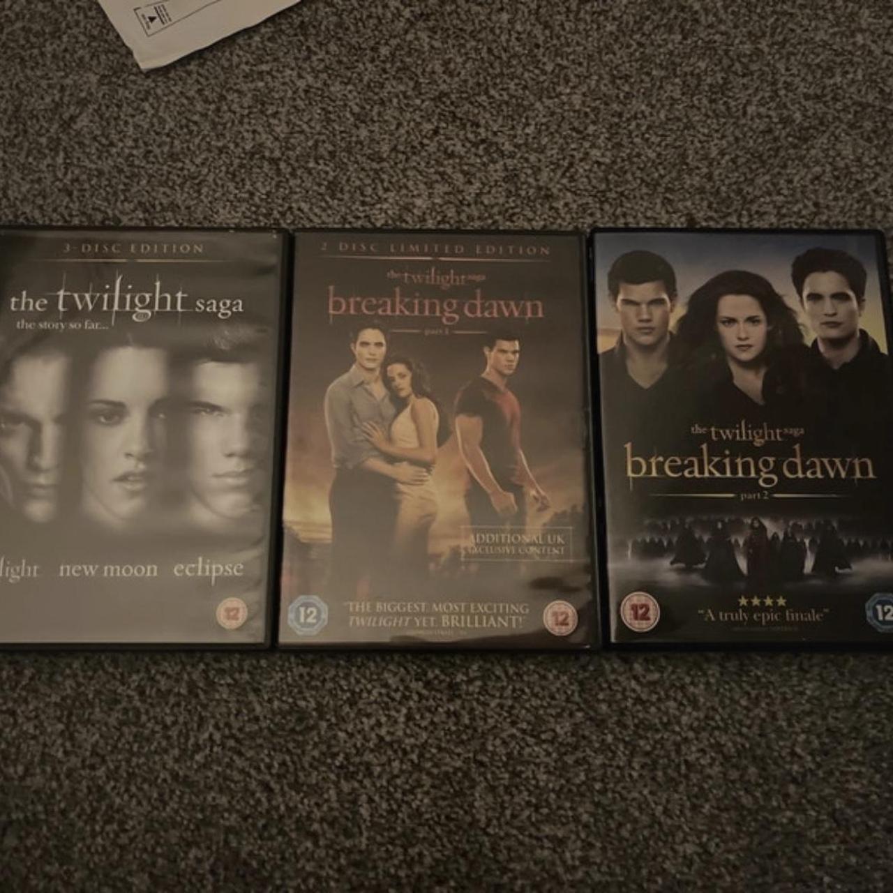 6 disc twilight saga movie/ film dvd series - Depop
